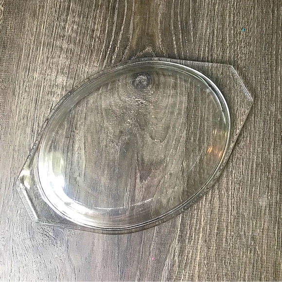 Pyrex | Kitchen | Vintage Pyrex Oval Clear Glass Replacement Lid 943c ...